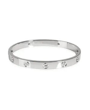 CARTIER Love 18k White Gold Bracelet - K White Gold
