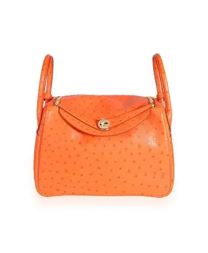 HERMES Hermès Lindy Exotic Handbag