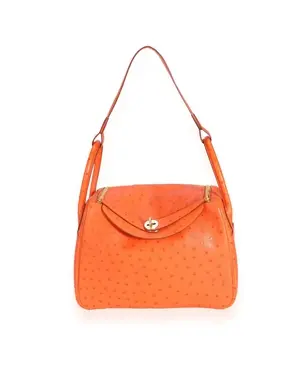HERMES Hermès Lindy Exotic Handbag