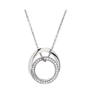 CARTIER Etincelle De Diamond Pendant Necklace - K White Gold
