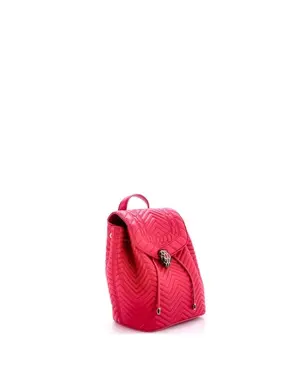 BVLGARI Medium Serpenti Forever Quilted Leather Backpack