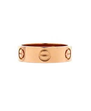 CARTIER Love Band Ring 18k - K Rose Gold