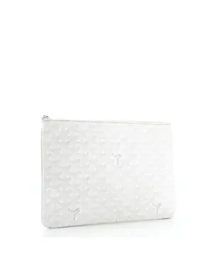 GOYARD Mm Senat Zip Pouch Coated Canvas