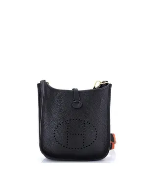 Hermès Tpm Evelyne Bag Gen Iii Clemence - Black