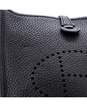 Hermès Tpm Evelyne Bag Gen Iii Clemence - Black