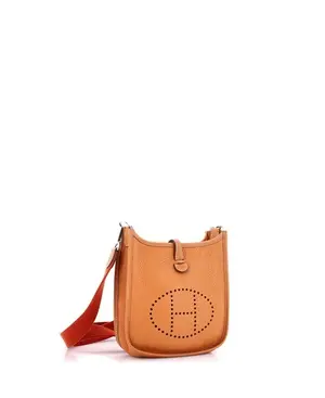 Hermès Tpm Evelyne Bag Gen Iii Clemence - Brown