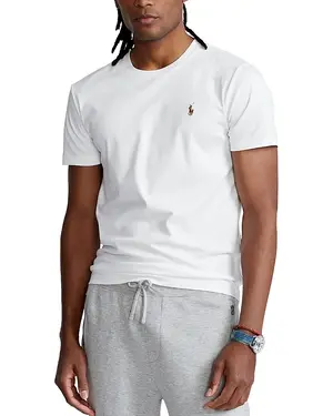 Polo Ralph Lauren Cotton Embroidered Logo Tee - White