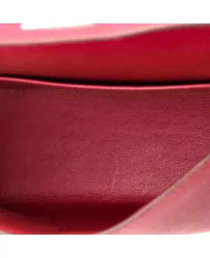 HERMES Kelly 20 Handbag Tricolor Epsom With Palladium Hardware