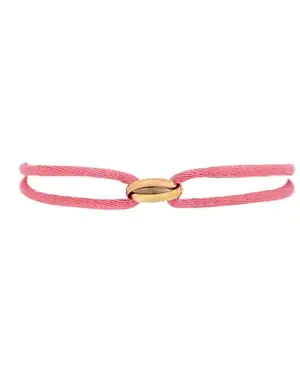 CARTIER Trinity On Cord Bracelet - K Gold And Pink