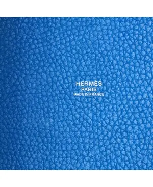 Hermès Pm Picotin Lock Bag Clemence - Blue