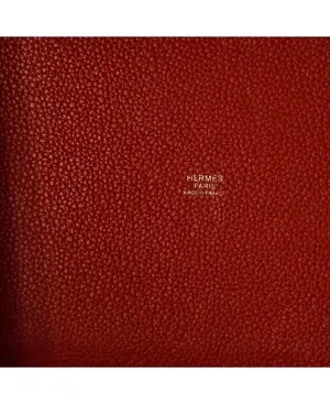 Hermès Mm Picotin Lock Bag Clemence - Orange