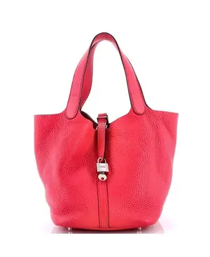 HERMES Mm Picotin Lock Bag Clemence