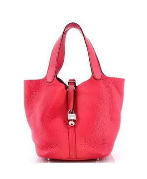 HERMES Mm Picotin Lock Bag Clemence