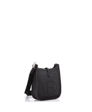Hermès Tpm Evelyne Bag Gen Iii Clemence - Black