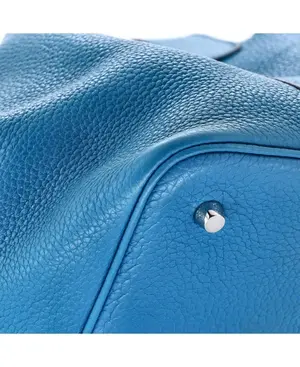Hermès Picotin Lock Bag Clemence Mm - Blue