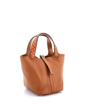 HERMES Picotin Lock Bag Tressage Epsom Pm