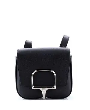 Hermès Della Cavalleria Epsom Shoulder Bag - Black