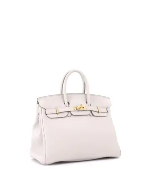 Hermès Birkin 25 Handbag With Rose Gold Hardware