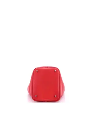 Hermès Mm Picotin Lock Bag Clemence - Red