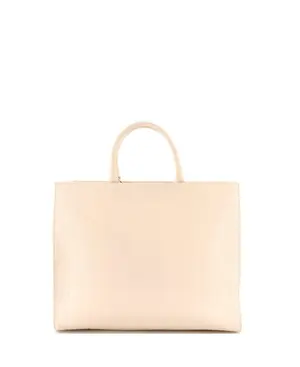 BVLGARI Medium Logo Convertible Leather Tote