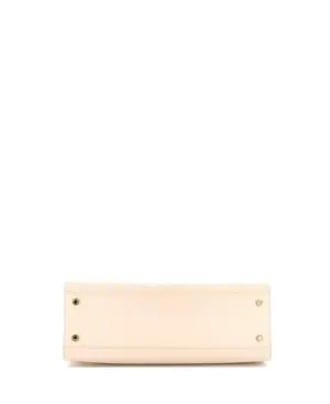 BVLGARI Medium Logo Convertible Leather Tote