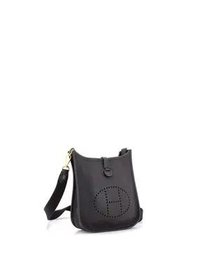 Hermès Tpm Evelyne Bag Gen Iii Clemence - Black