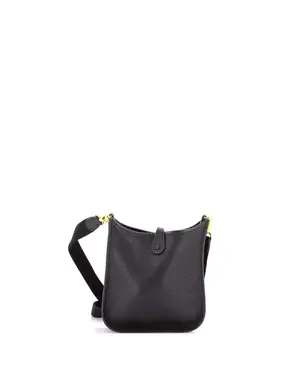 Hermès Tpm Evelyne Bag Gen Iii Clemence - Black