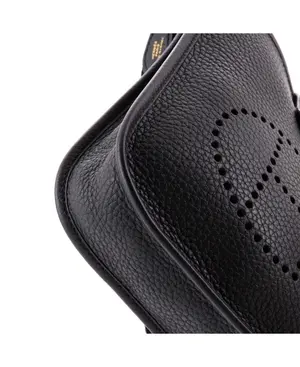 Hermès Tpm Evelyne Bag Gen Iii Clemence - Black