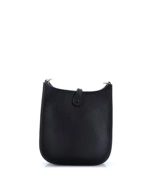 Hermès Tpm Evelyne Bag Gen Iii Clemence - Black