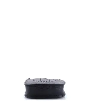 Hermès Tpm Evelyne Bag Gen Iii Clemence - Black