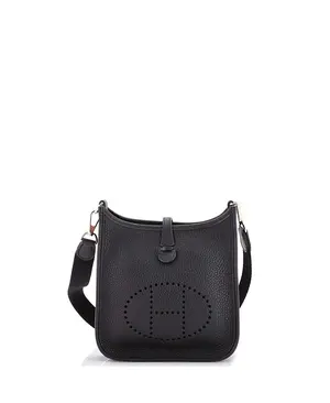 Hermès Tpm Evelyne Bag Gen Iii Clemence - Black