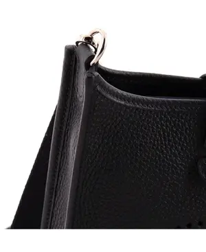 Hermès Tpm Evelyne Bag Gen Iii Clemence - Black