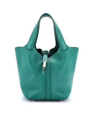 HERMES Pm Picotin Lock Bag Clemence