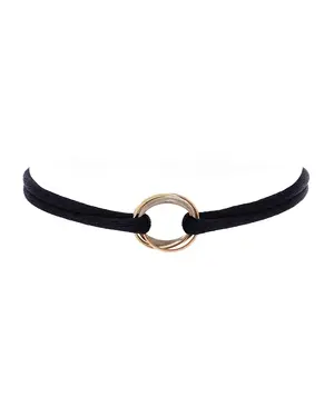 CARTIER Trinity On Cord Bracelet - K Gold
