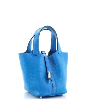 HERMES Pm Picotin Lock Bag Clemence