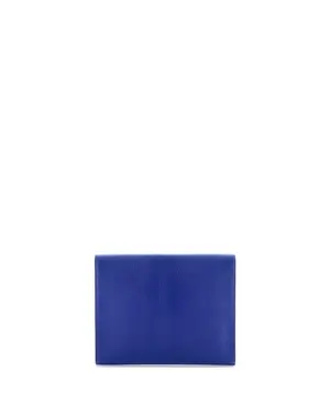 Hermès Cinhetic Clutch Chevre Mysore - Blue