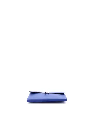 Hermès Cinhetic Clutch Chevre Mysore - Blue