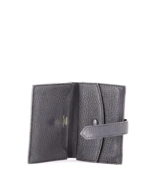HERMES Compact Bearn Coin Wallet Chevre Mysore
