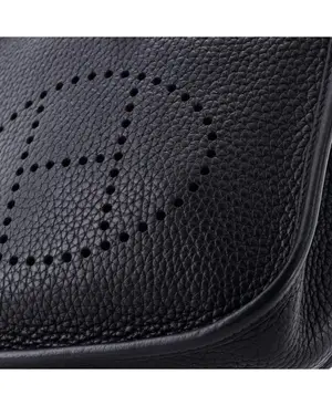 Hermès Tpm Evelyne Bag Gen Iii Clemence - Black