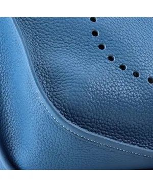 Hermès Gm Evelyne Bag Gen Iii Clemence - Blue