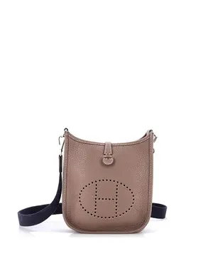 Hermès Tpm Evelyne Gen Iii Clemence Bag - Gray