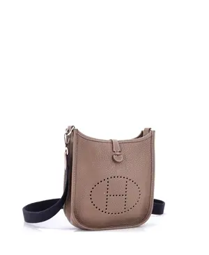Hermès Tpm Evelyne Gen Iii Clemence Bag - Gray