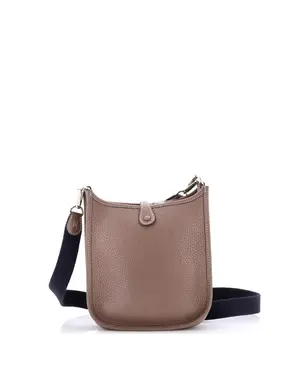 Hermès Tpm Evelyne Gen Iii Clemence Bag - Gray