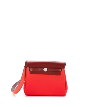 Hermès 20 Herbag Zip - Red