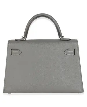 HERMES Mini Kelly Ii 20 Leather Handbag