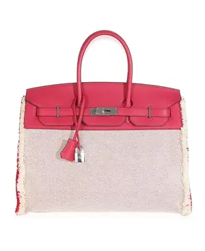 HERMES Birkin 35 Leather Handbag