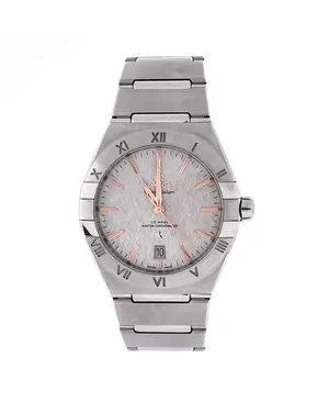 OMEGA Constellation Chronometer Co-axial Automatic Watch 39mm - Dial Color: Silver