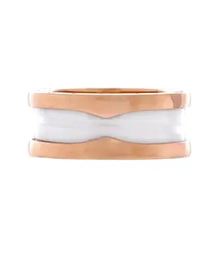 BVLGARI B.zero1 Two Band Ring - K Rose Gold