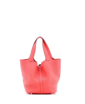 Hermès Mm Picotin Lock Bag Clemence - Red