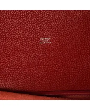 Hermès Mm Picotin Lock Bag Clemence - Red